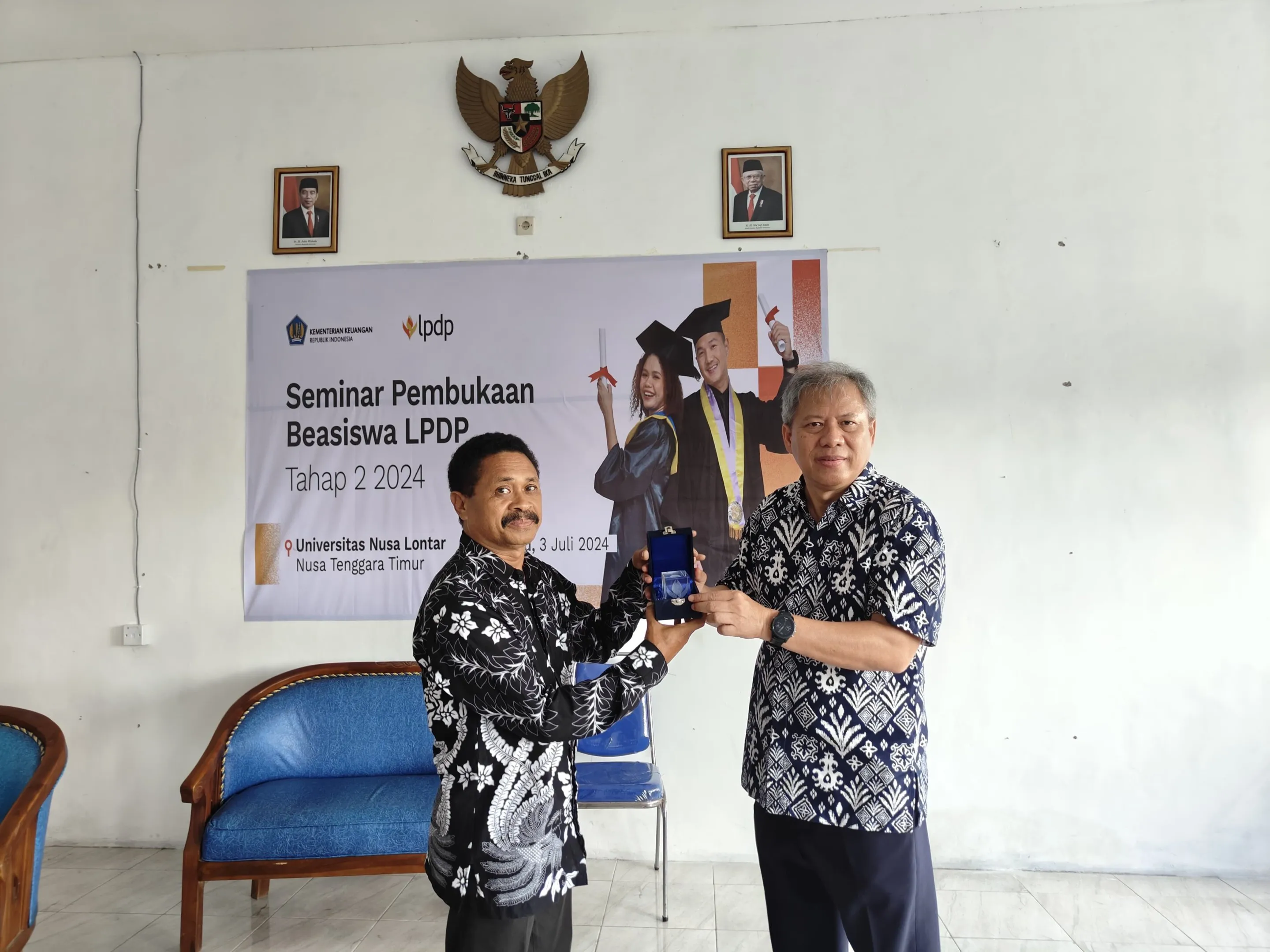 Kegiatan Seminar pembukaan LPDP 2024 | Foto | Universitas Nusa Lontar Rote